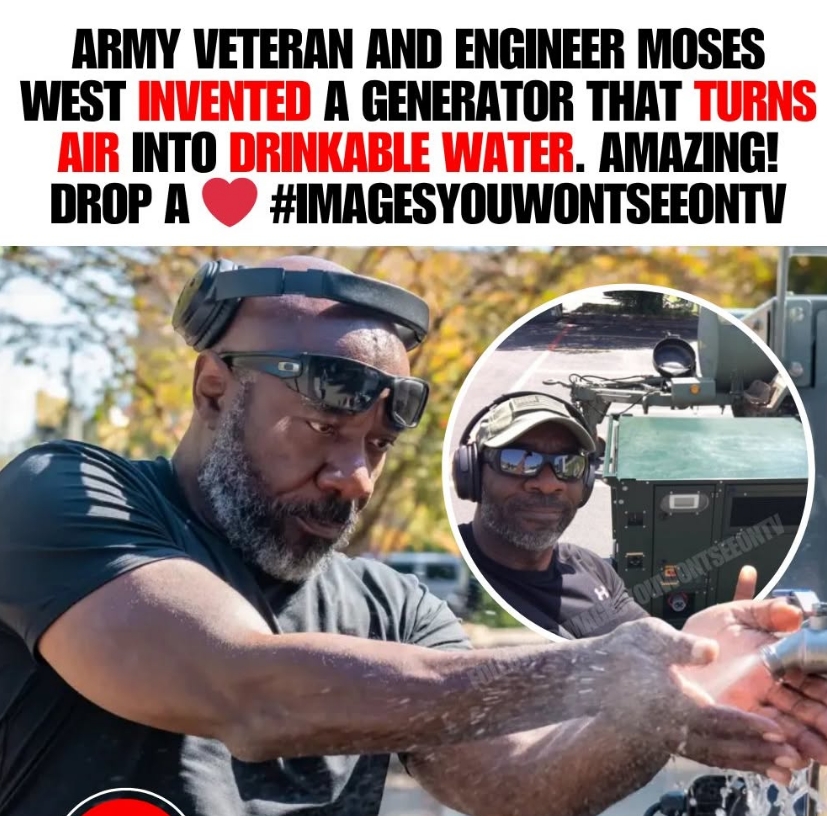 Retired Army Captain and Engineer Moses West invention that pulls clean ...