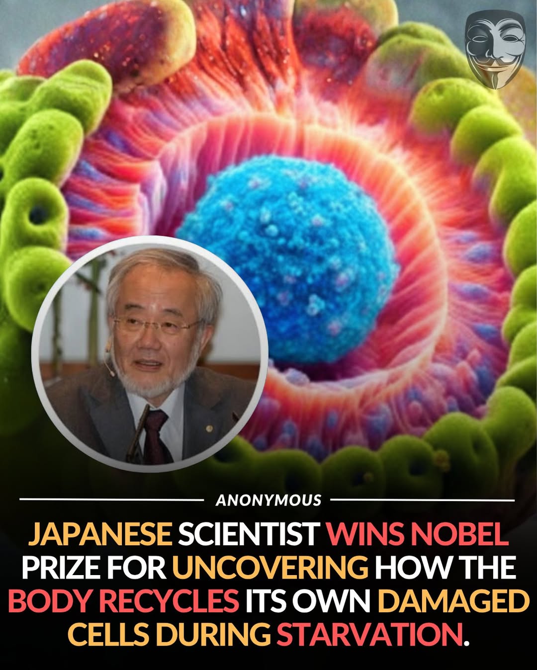 Japanese Scientist Wins Nobel Prize for Discovering How the Body “Eats ...